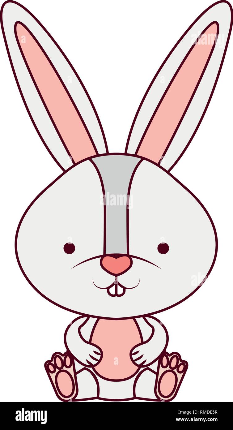 cute rabbit isolated icon Stock Vector Image & Art - Alamy