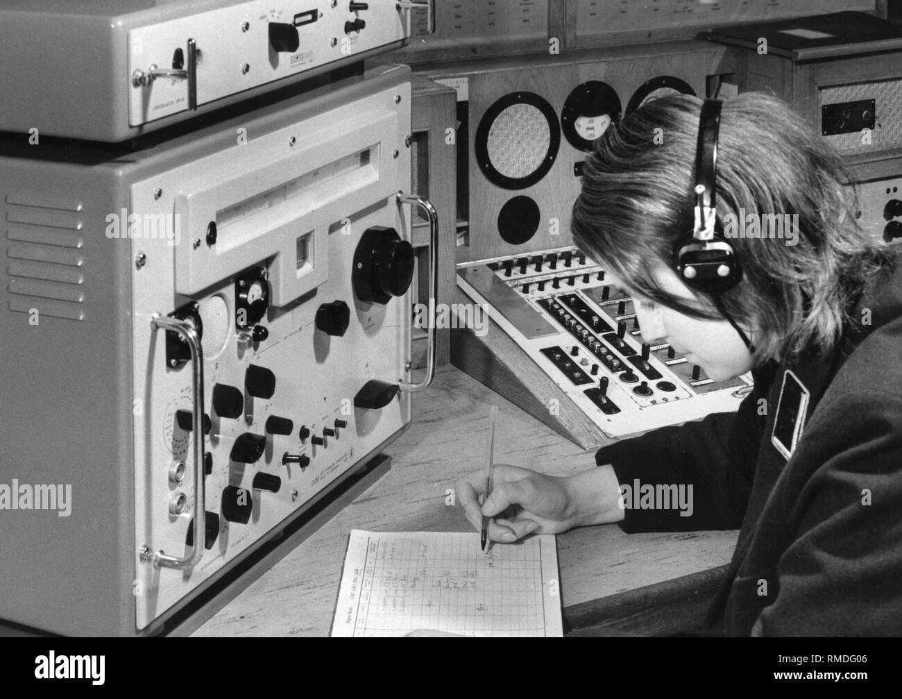 Maritime radio service Black and White Stock Photos & Images - Alamy