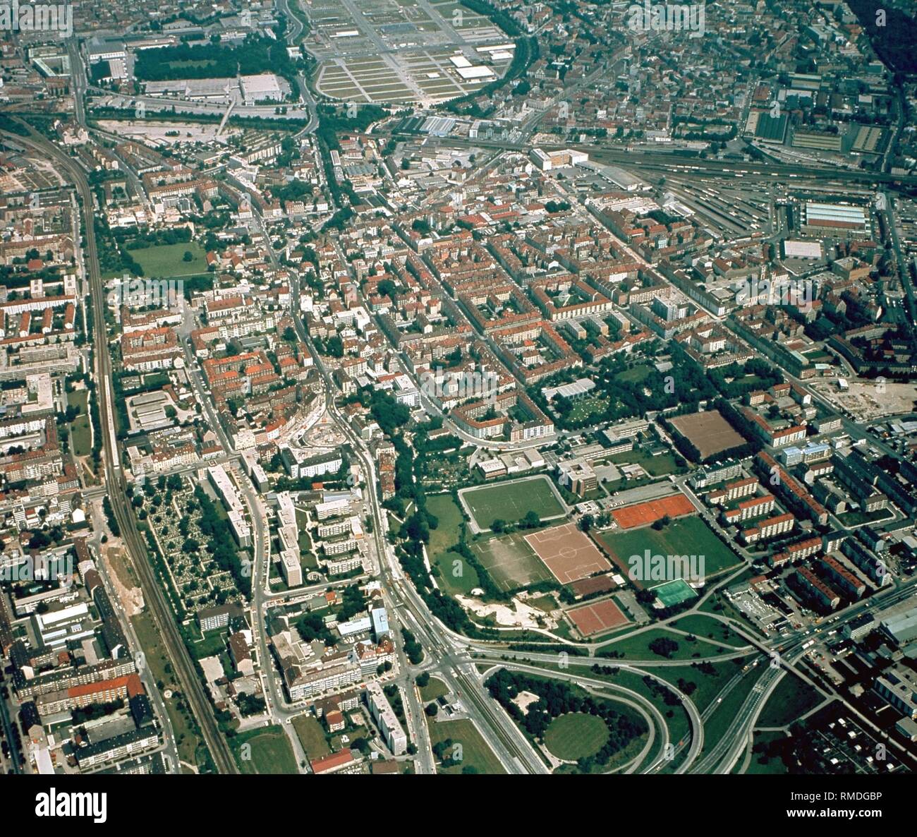 Aerial pictures munich pictures hi-res stock photography and images - Alamy