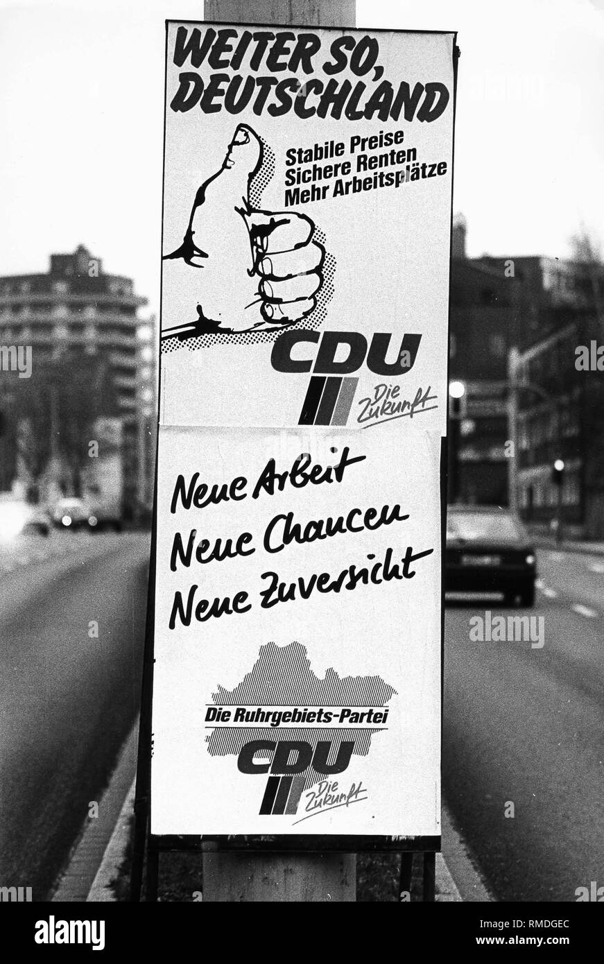 1987 election poster hi-res stock photography and images - Alamy