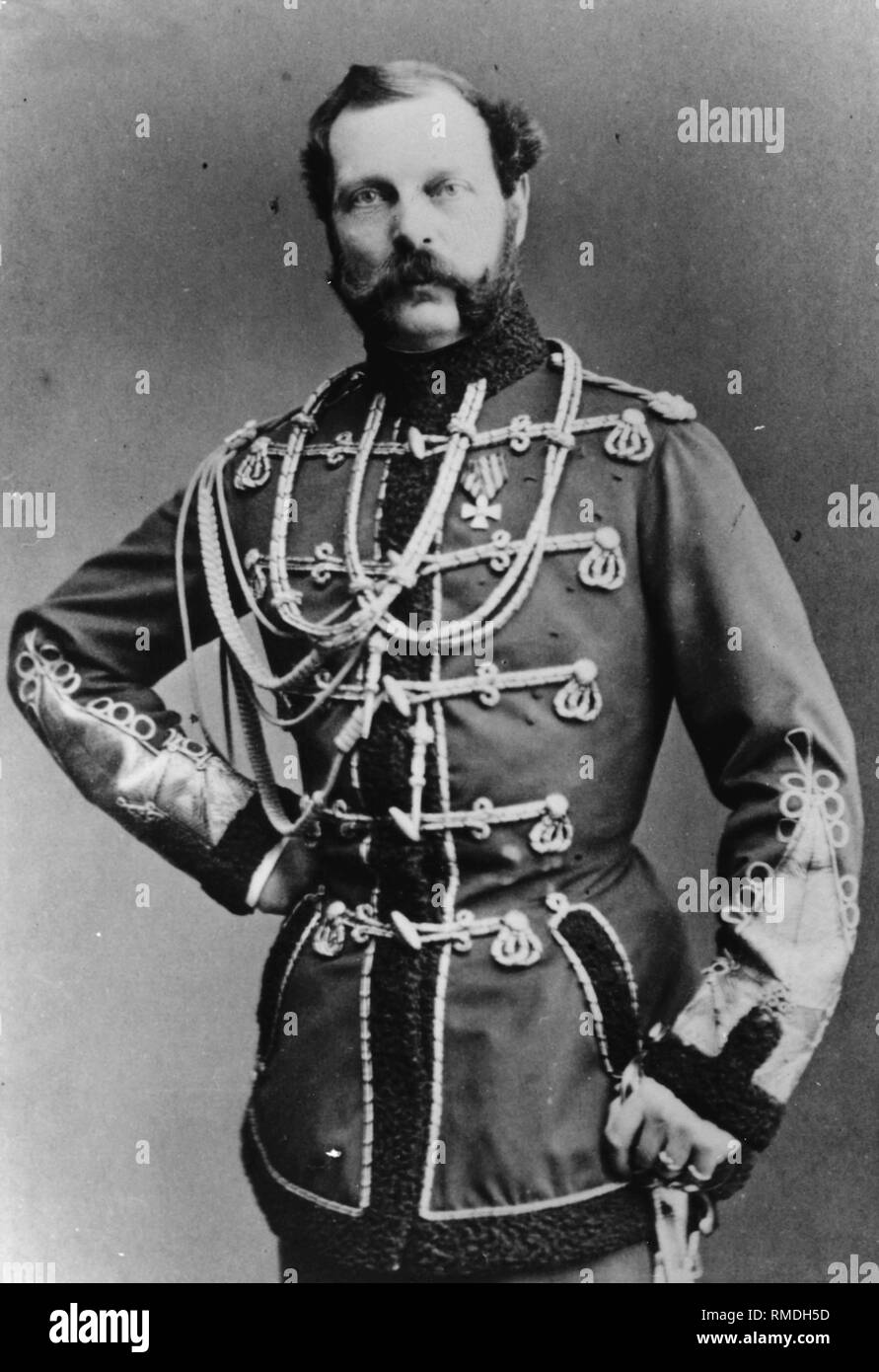 Portrait of Emperor Alexander II of Russia (1818-1881). Albumin Photo ...