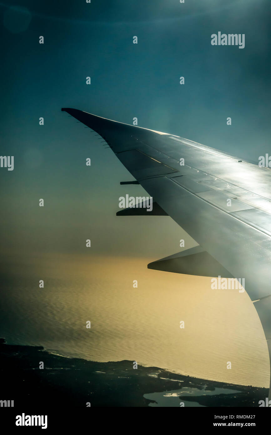 Sydney harbour plane wing hi-res stock photography and images - Alamy