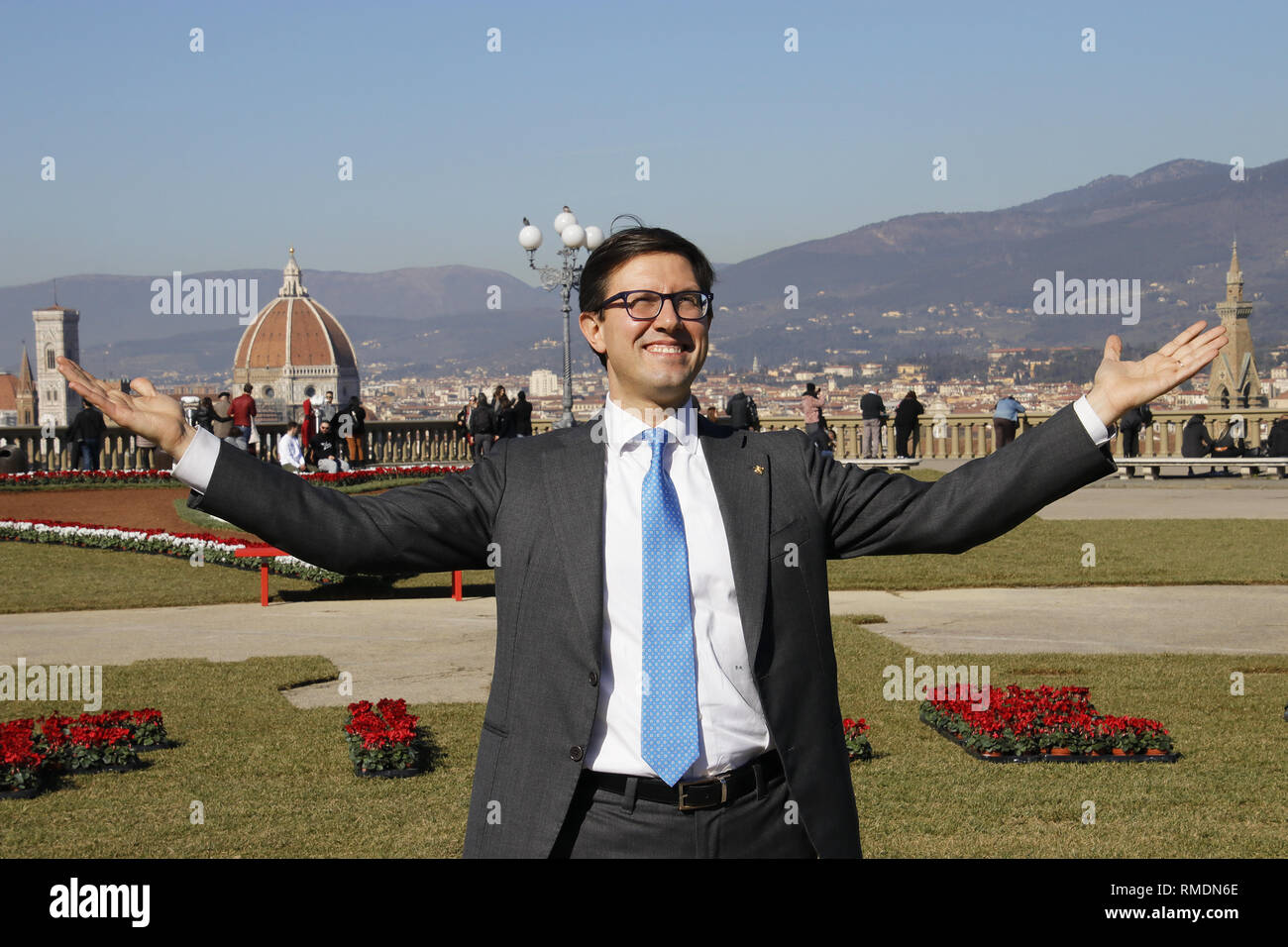 dario nardella mayor of Florence Stock Photo - Alamy