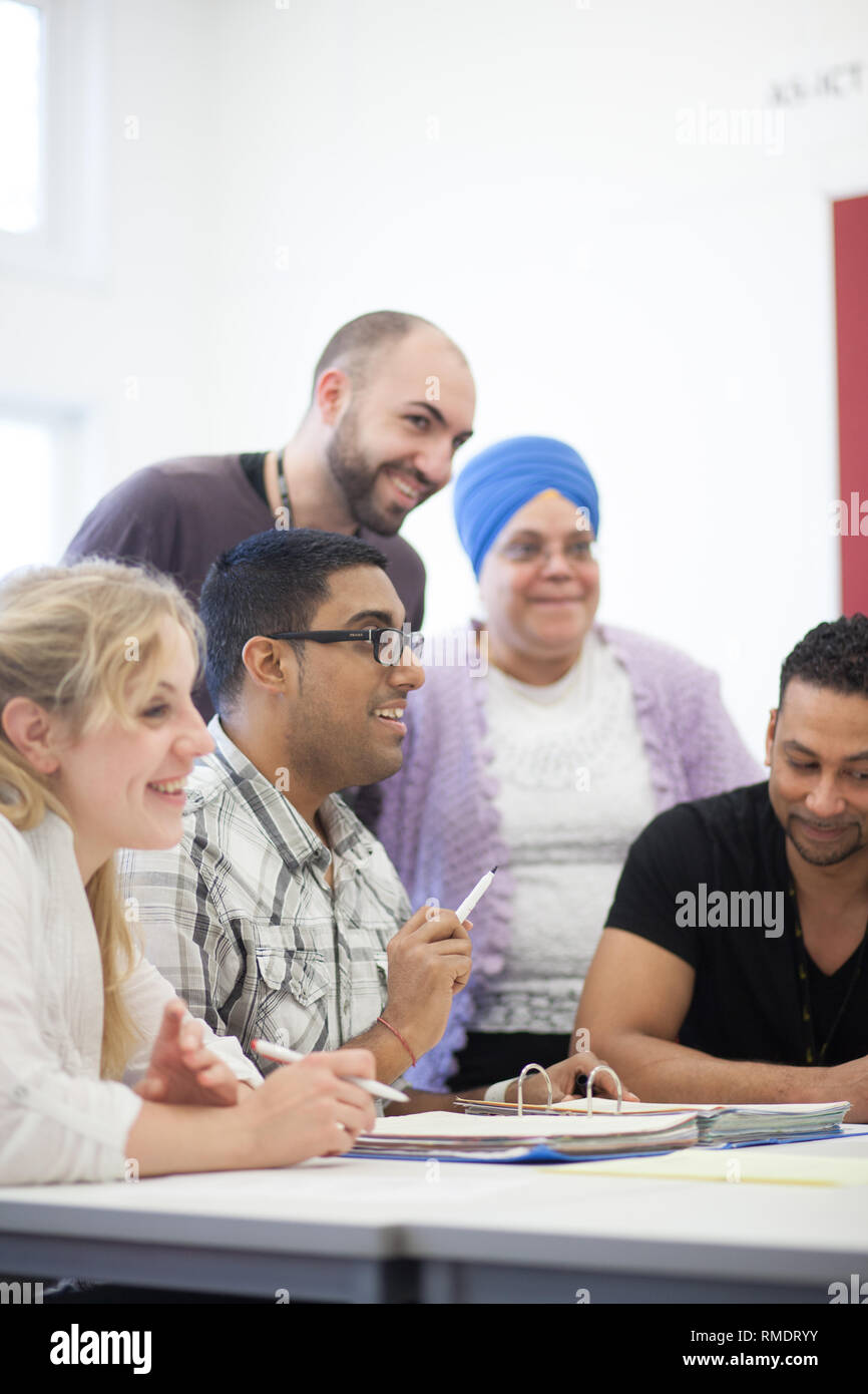 Class of adult learners hi-res stock photography and images - Alamy