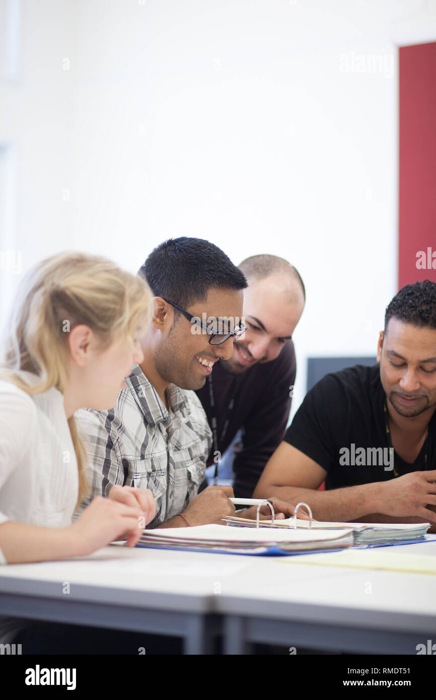 In classroom multicultural adult learners hi-res stock photography and ...