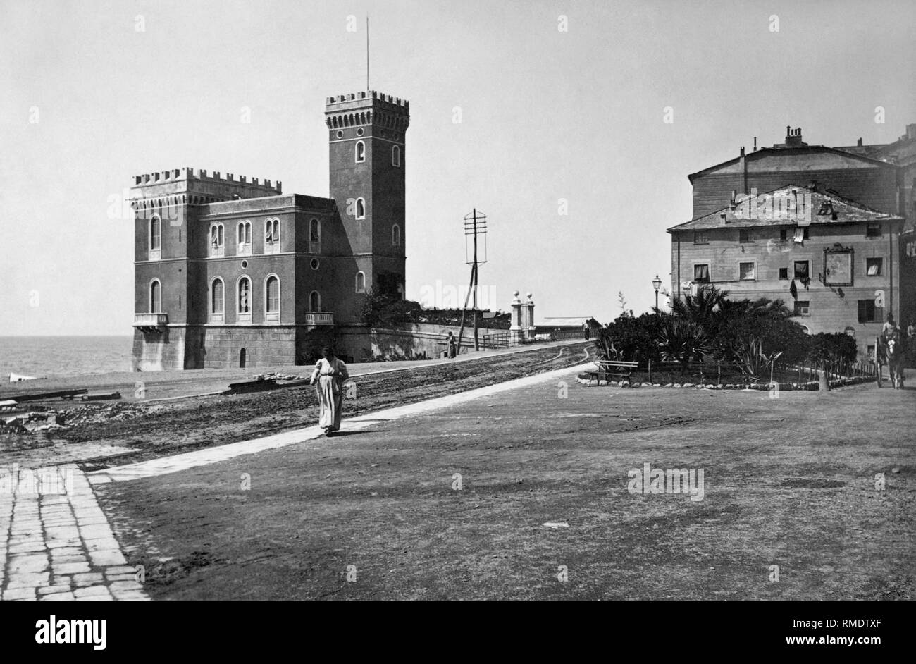 genova pegli, liguria, italy, 1900-10 Stock Photo - Alamy