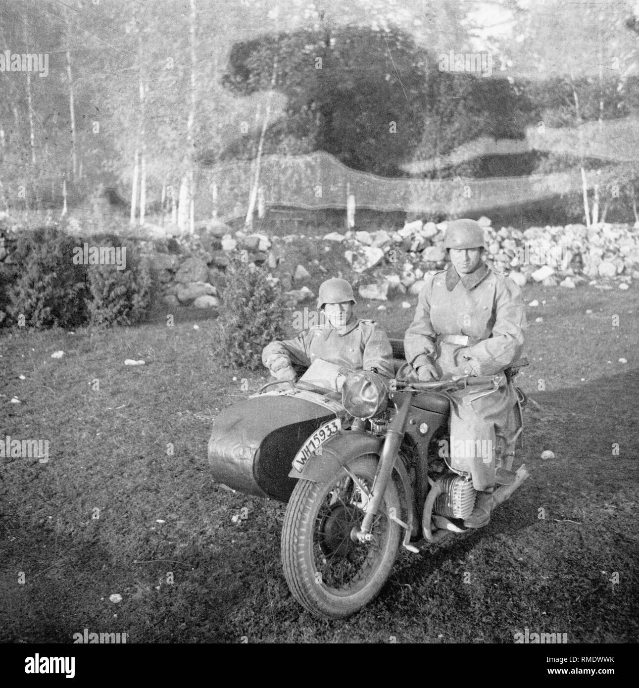 Wehrmacht dispatch rider hi-res stock photography and images - Alamy