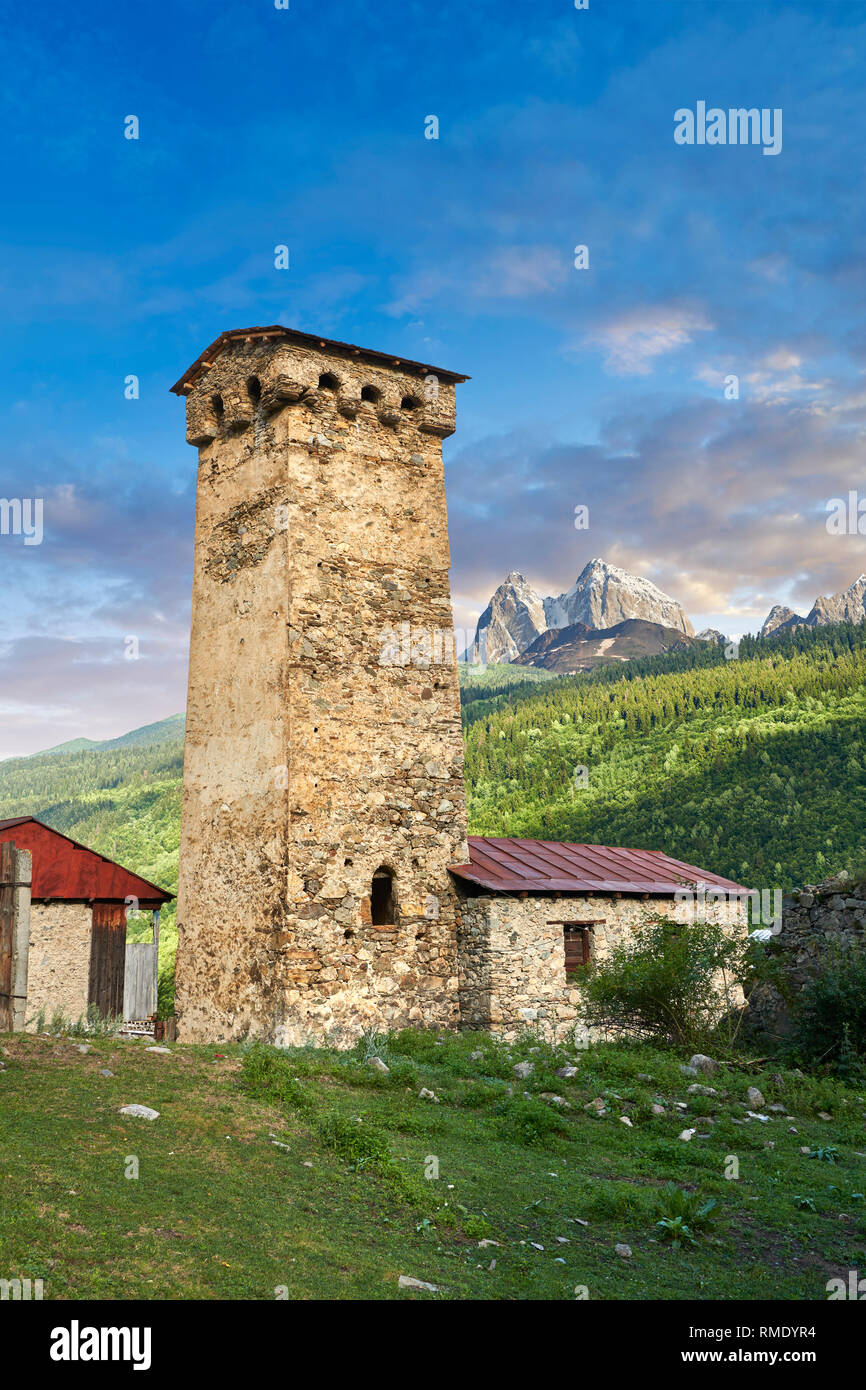 Svanetian towers hi-res stock photography and images - Alamy