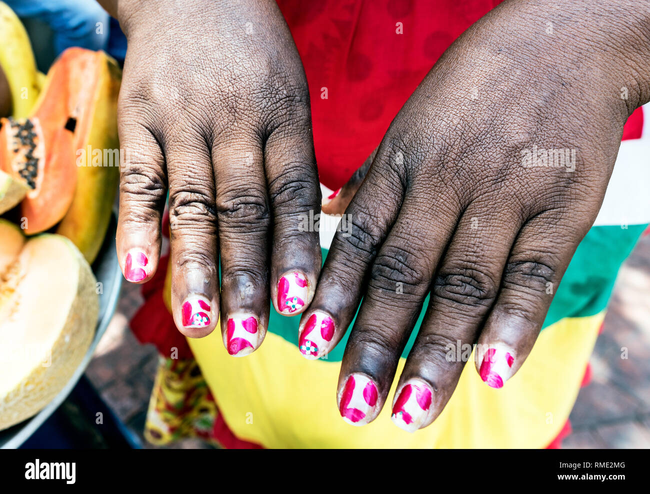 Painted nails hi-res stock photography and images - Alamy