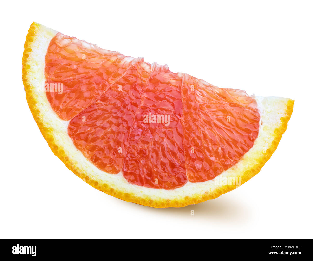 Sicilian blood orange isolated on white background. Clipping path Stock ...