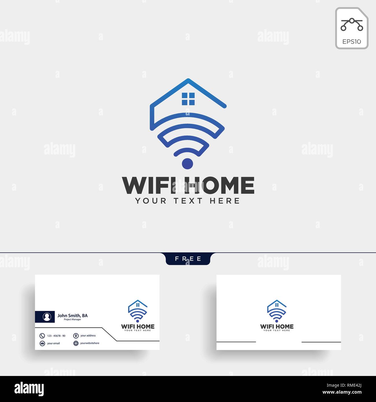 home network connection logo template vector illustration icon element ...