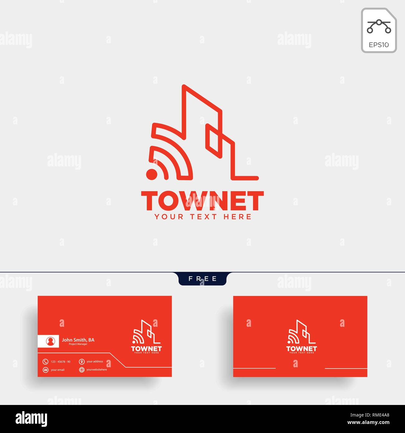 city or town network connection logo template vector illustration icon ...