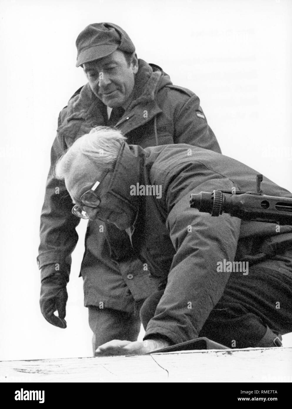 NATO Secretary General Lord Carrington (right) together with German ...