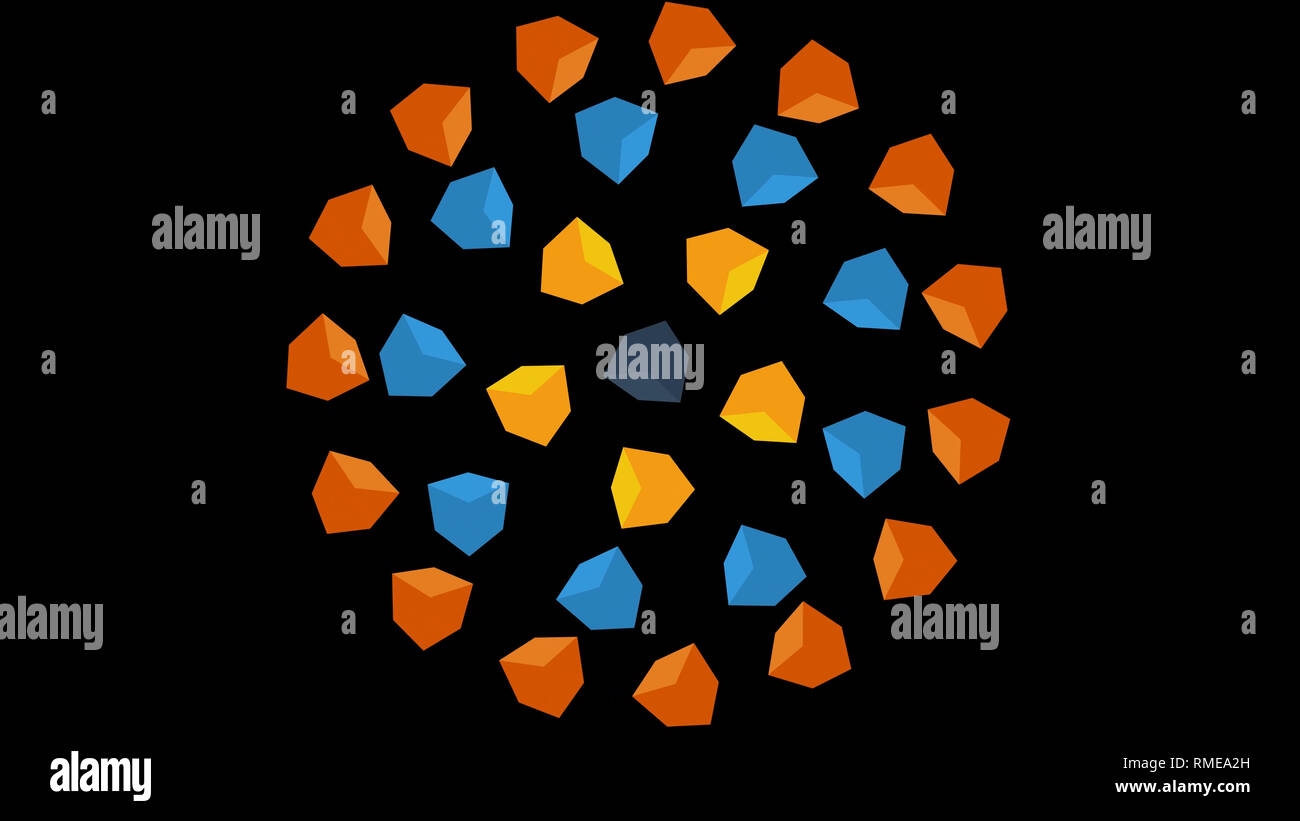 Colorful boxes background. Colorful Cubes Moving Seamless Loop Stock ...