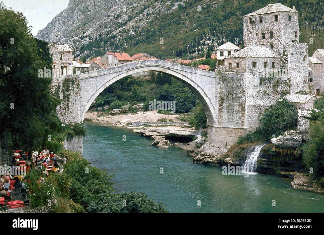 Turkish bridge in Mostar Stock Photo - Alamy