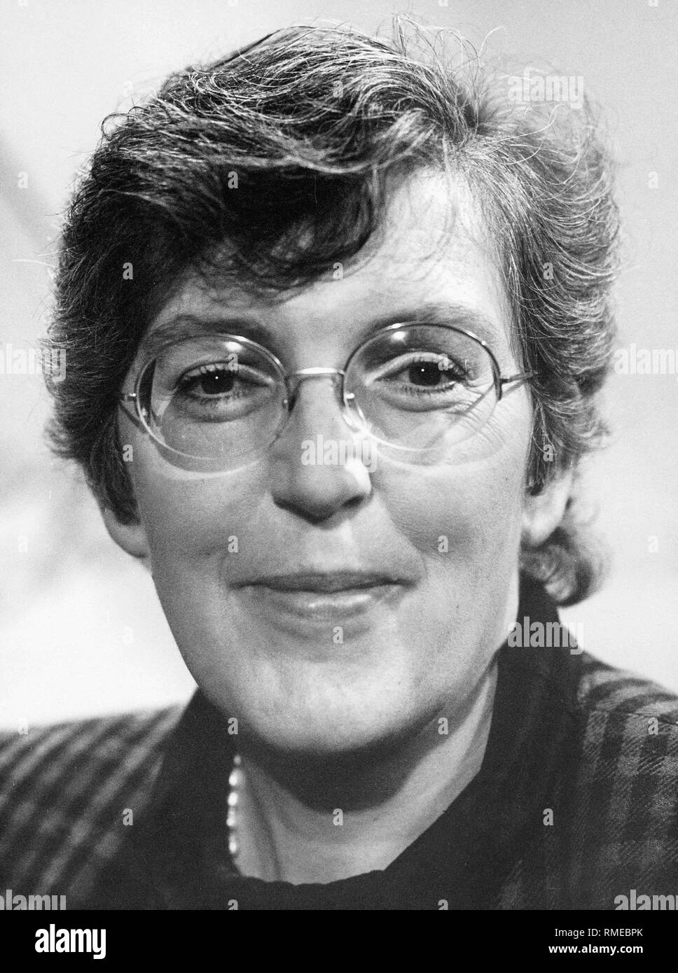 Biologist and gene researcher Christine von Weizaecker. Undated photo ...