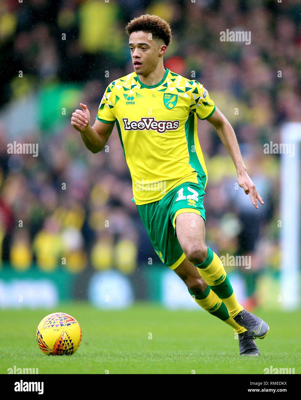 Norwich City's Jamal Lewis in action during the Sky Bet Championship ...