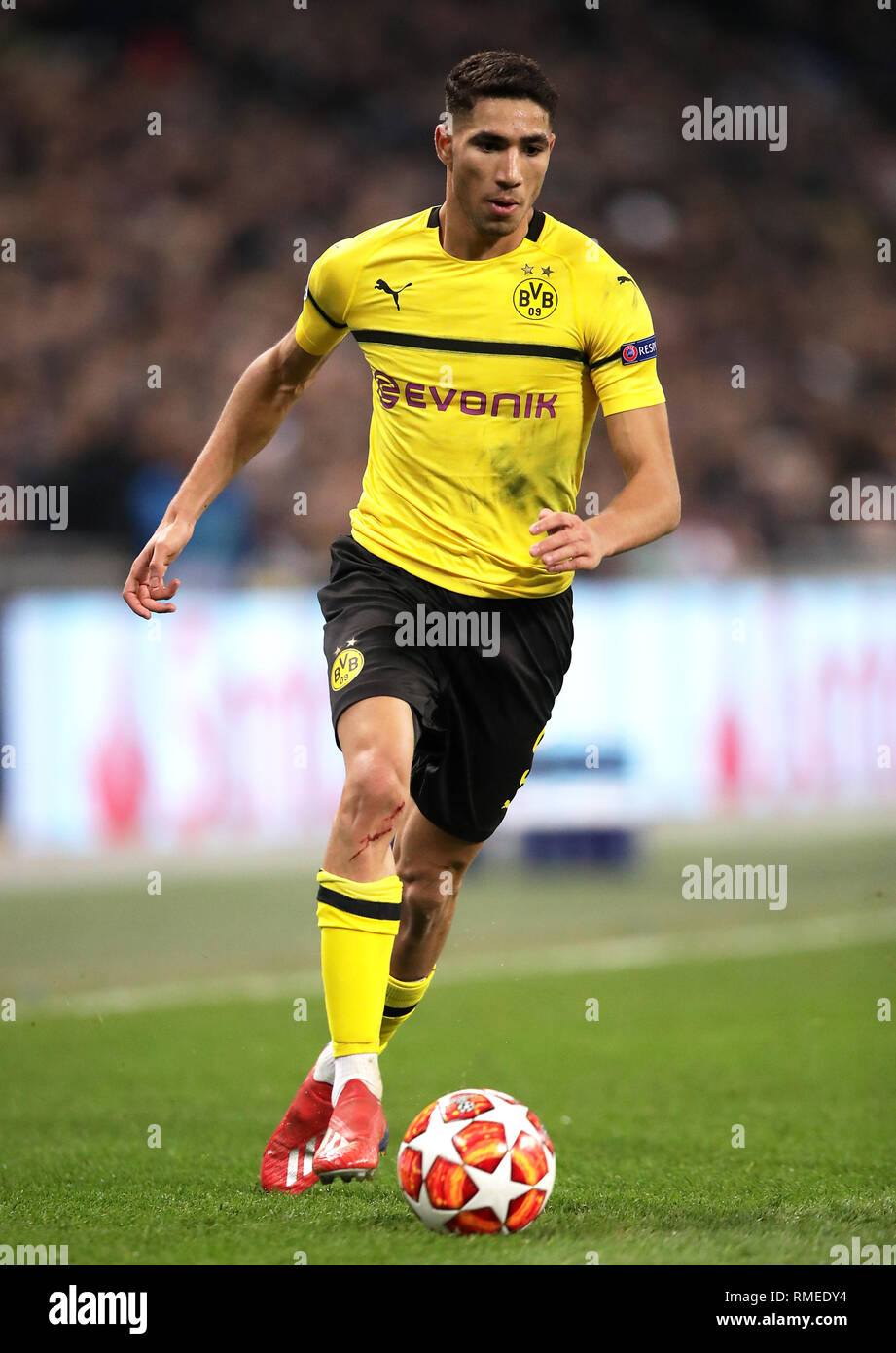 Borussia Dortmund's Achraf Hakimi Stock Photo - Alamy