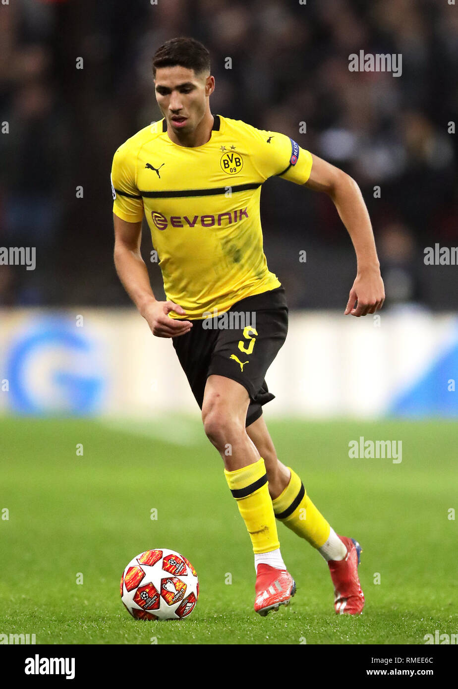 Borussia Dortmund's Achraf Hakimi Stock Photo - Alamy