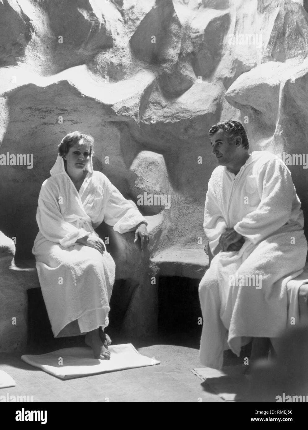 Spa wellbeing Black and White Stock Photos & Images - Alamy