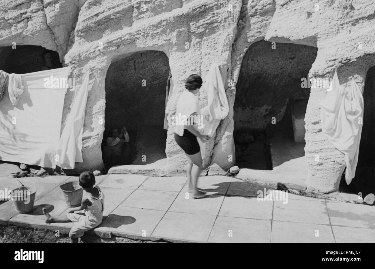 thermal baths, sant'angelo d'ischia, ischia, campania, italy 1940 Stock ...