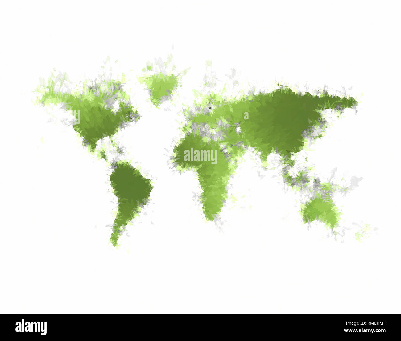 Triangular world map hi-res stock photography and images - Alamy