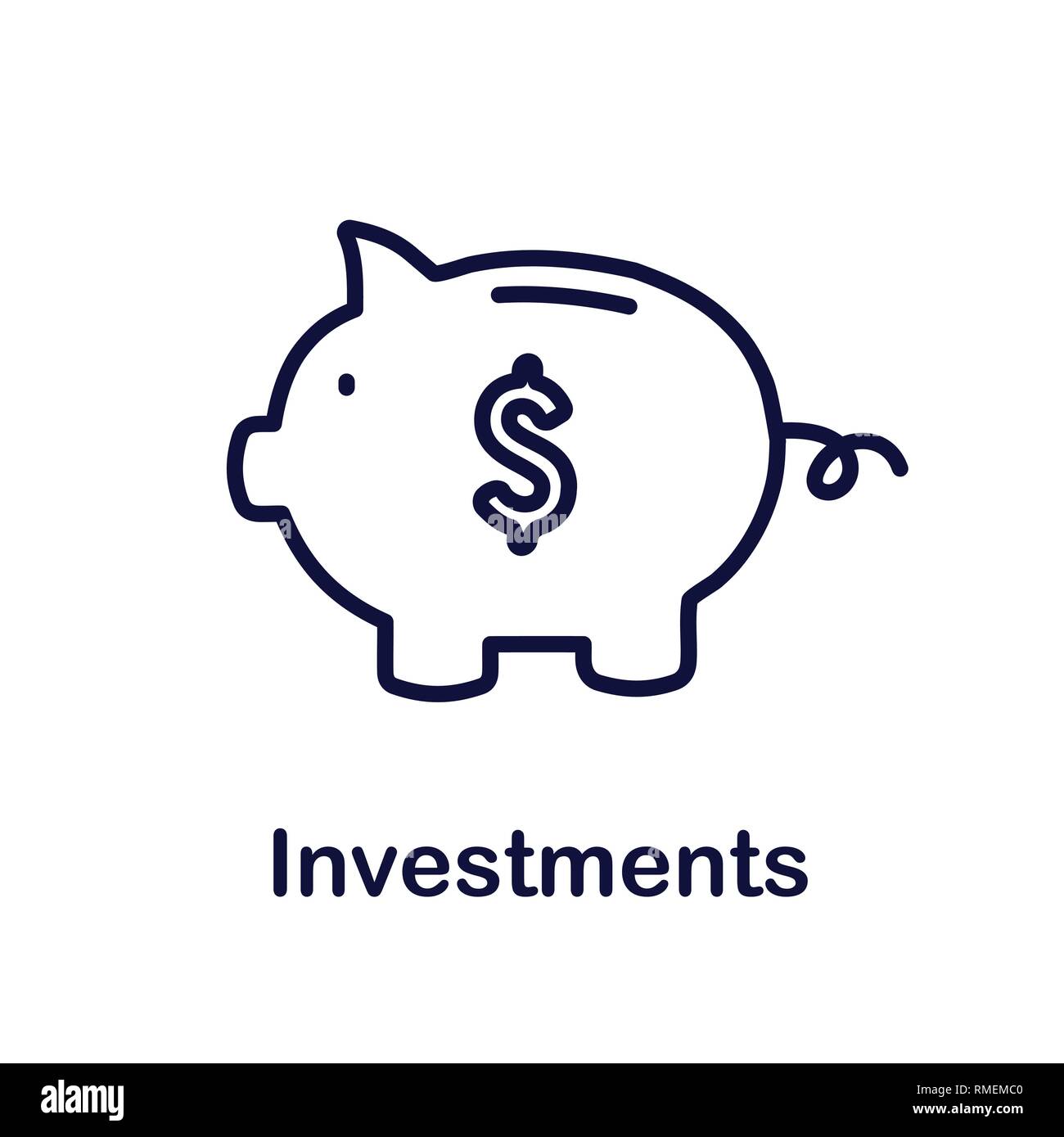 Retirement Investments / Dividend Income, Mutual Fund, IRA Icon set ...