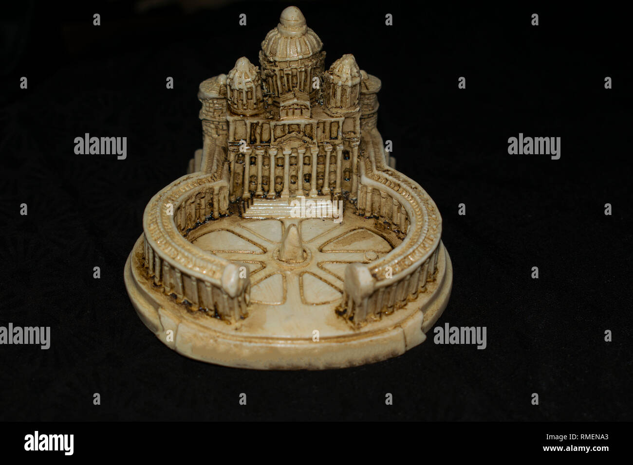 rome,st peters cathedral clay model Stock Photo - Alamy