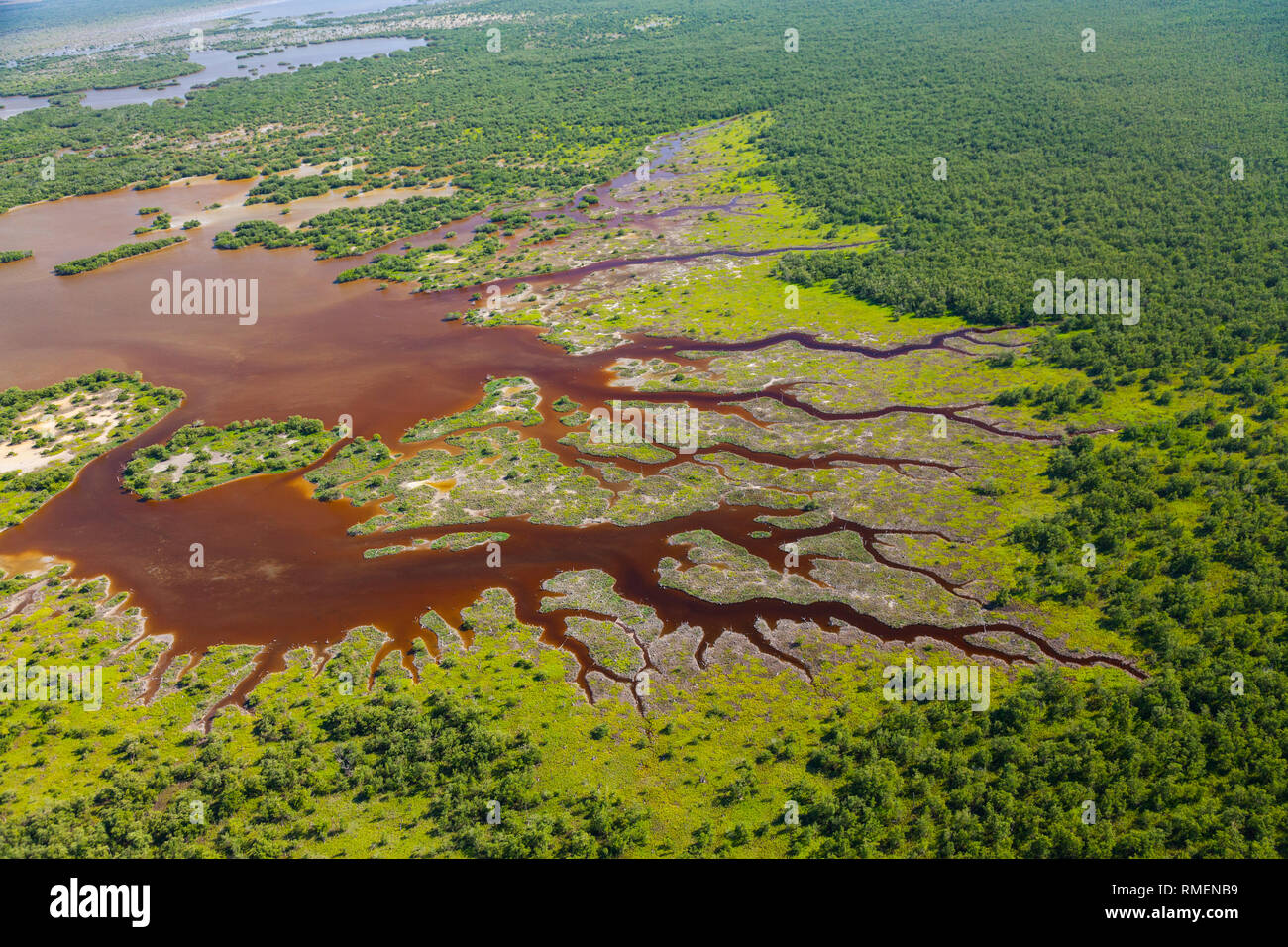 Aerial view everglades national park hi-res stock photography and ...