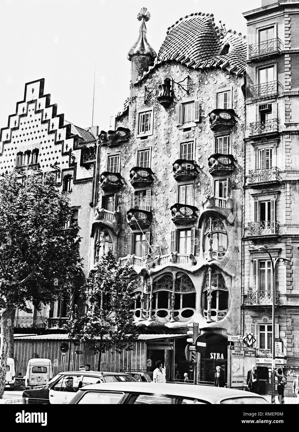 Gaudi Casa Batllo Plan