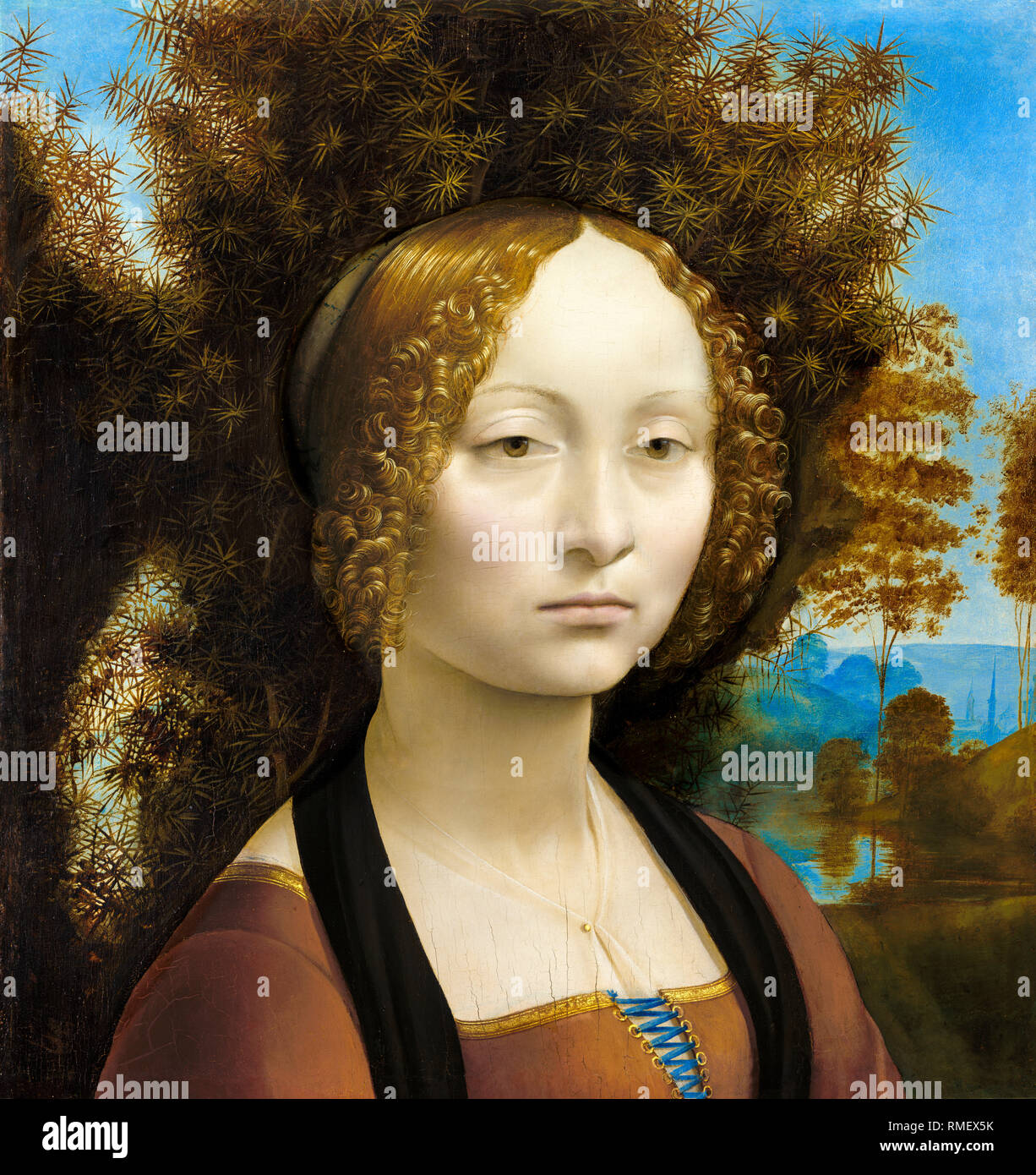 Ginevra De Benci With Hands