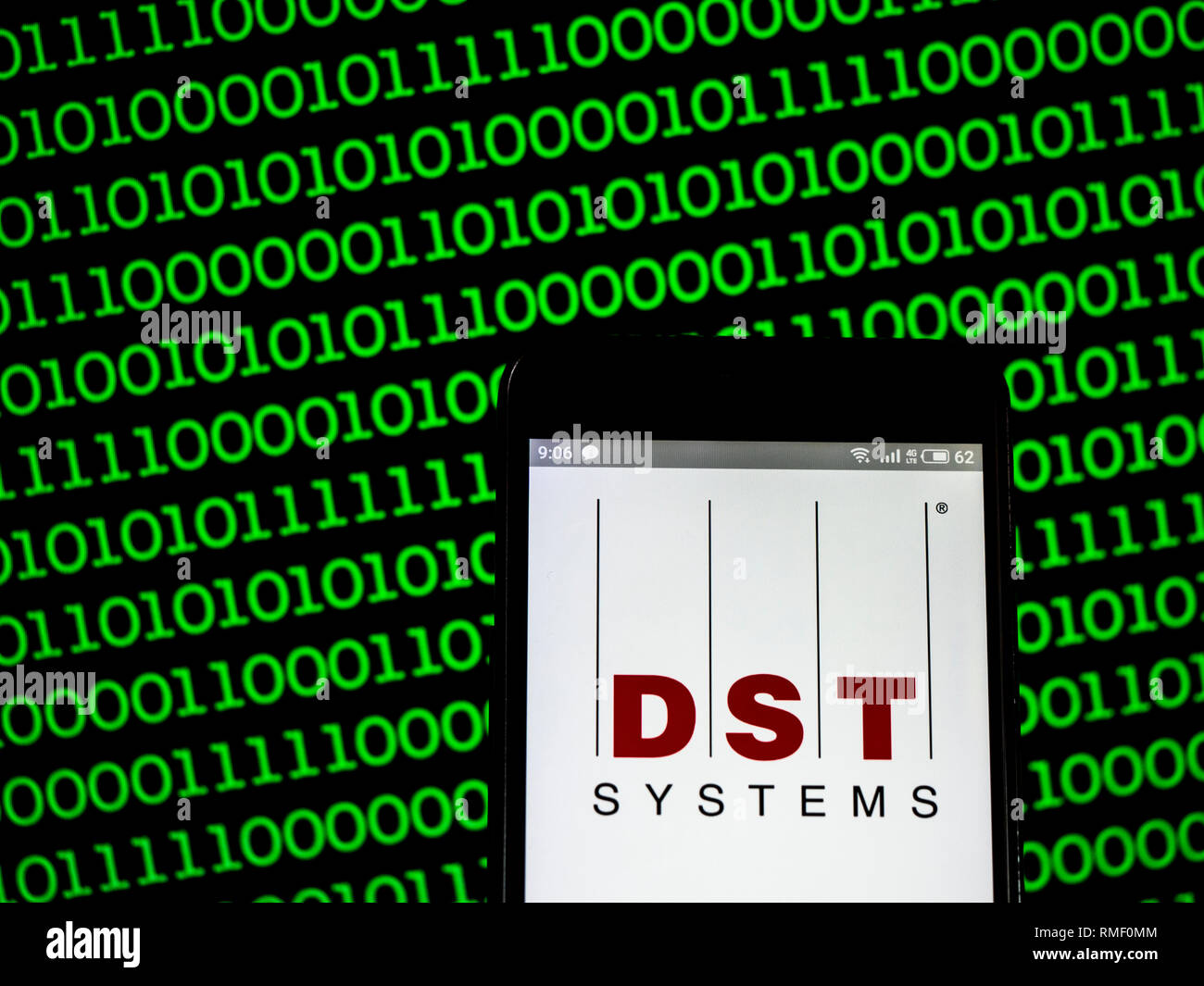 DST Systems, Inc. logo seen displayed on smart phone Stock Photo - Alamy