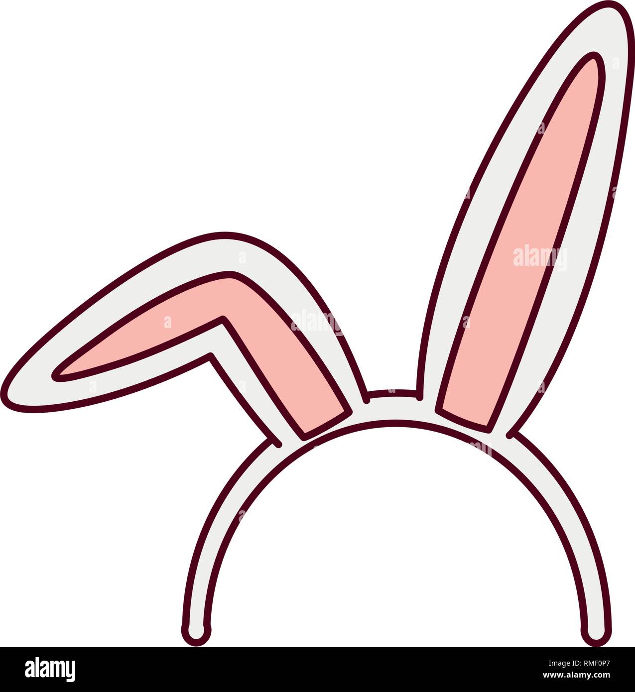 rabbit ears isolated icon Stock Vector Image & Art - Alamy
