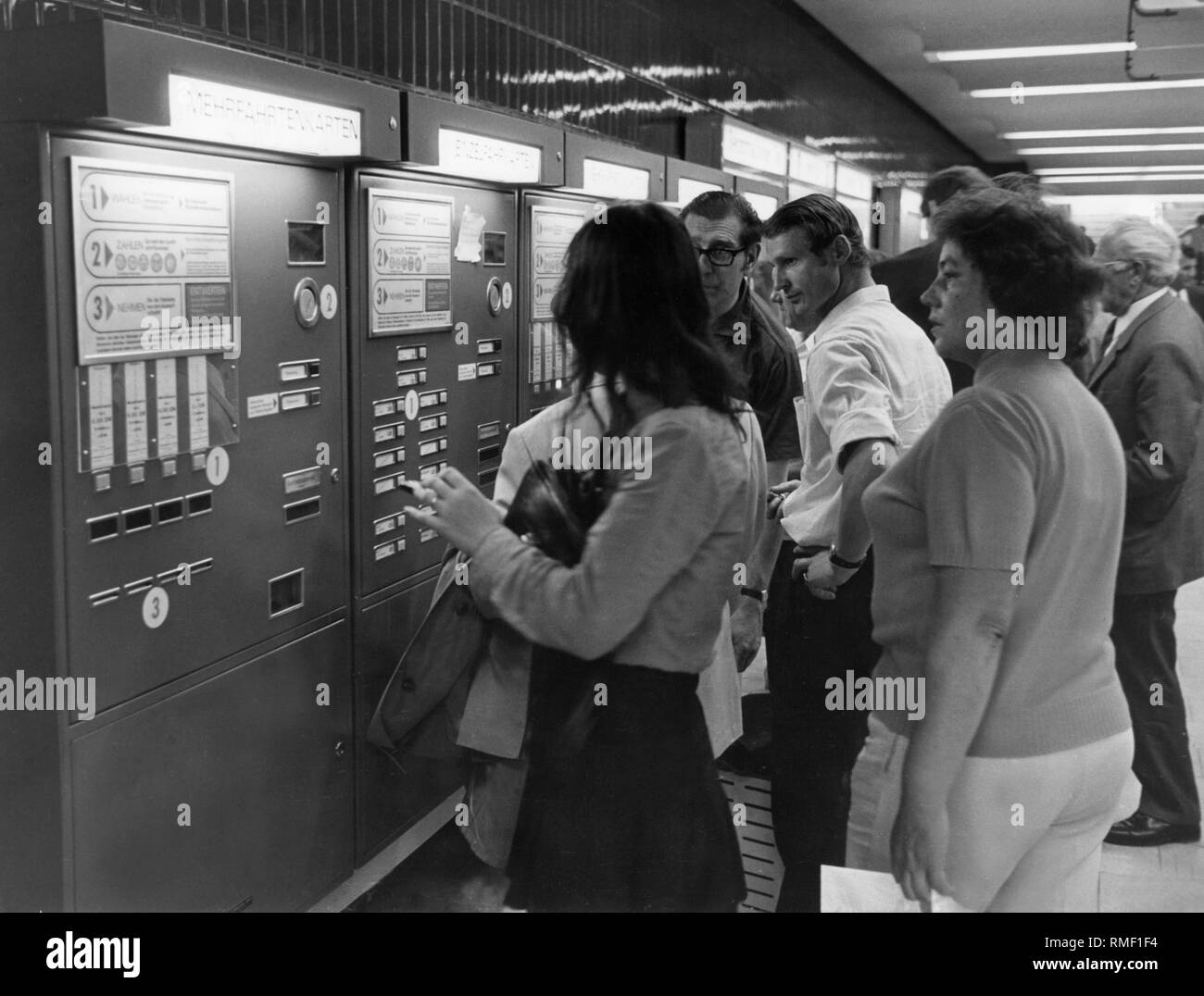 Public transport ticket machines Black and White Stock Photos & Images ...