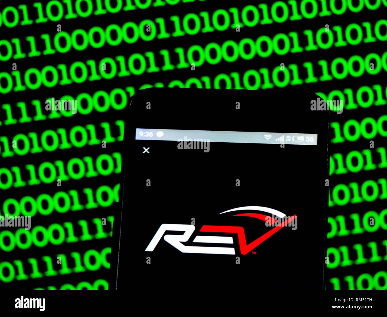 REV Group Specialty Vehicle Manufacturers logo seen displayed on smart ...