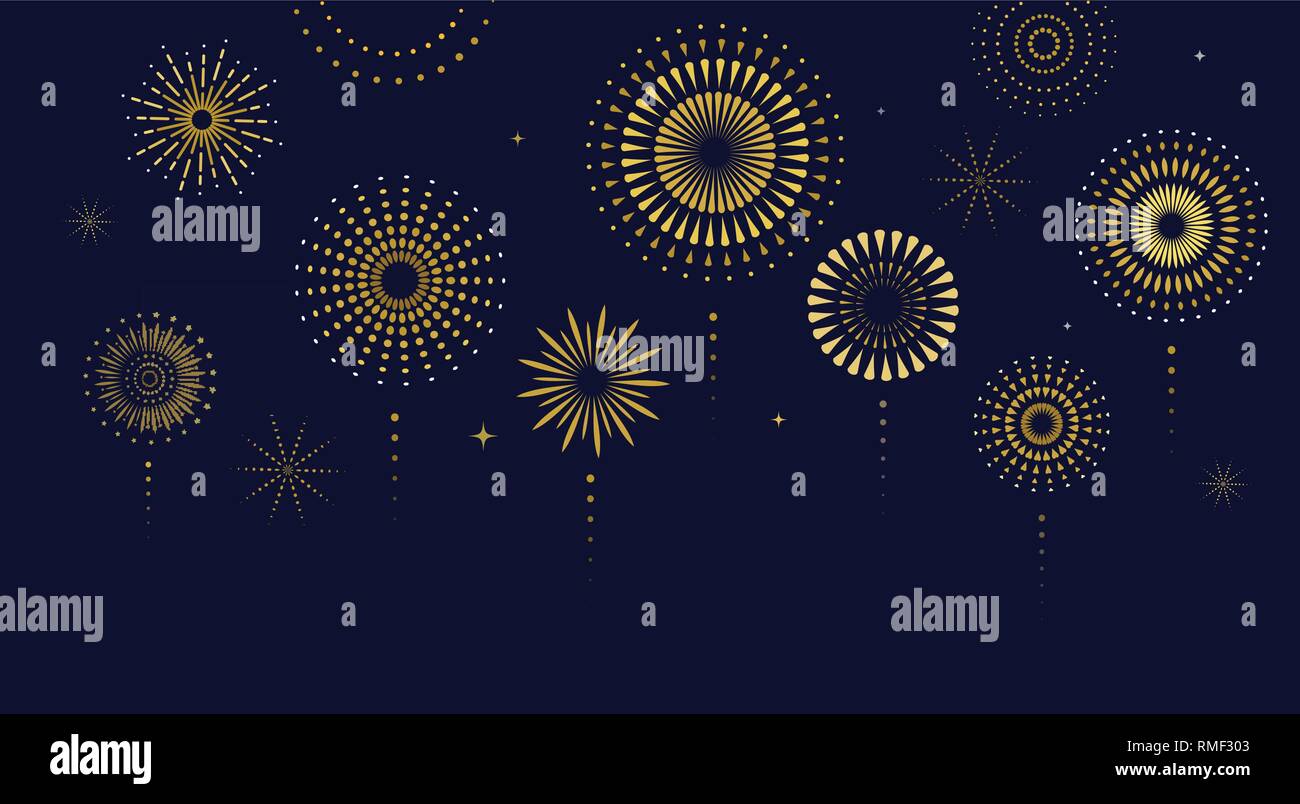 Fireworks, firecracker at night, celebration background, winner ...