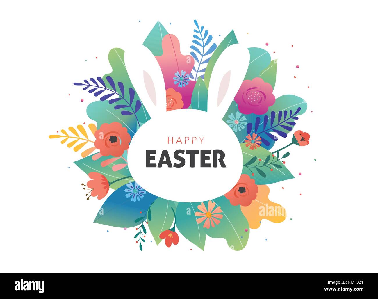 Baby bunny vector vectors hi-res stock photography and images - Alamy