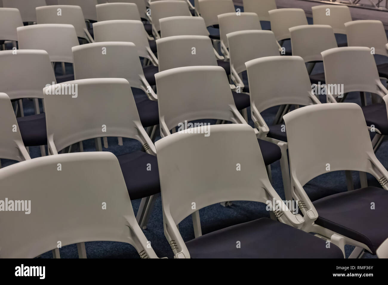 Conference room chairs red hi-res stock photography and images - Alamy