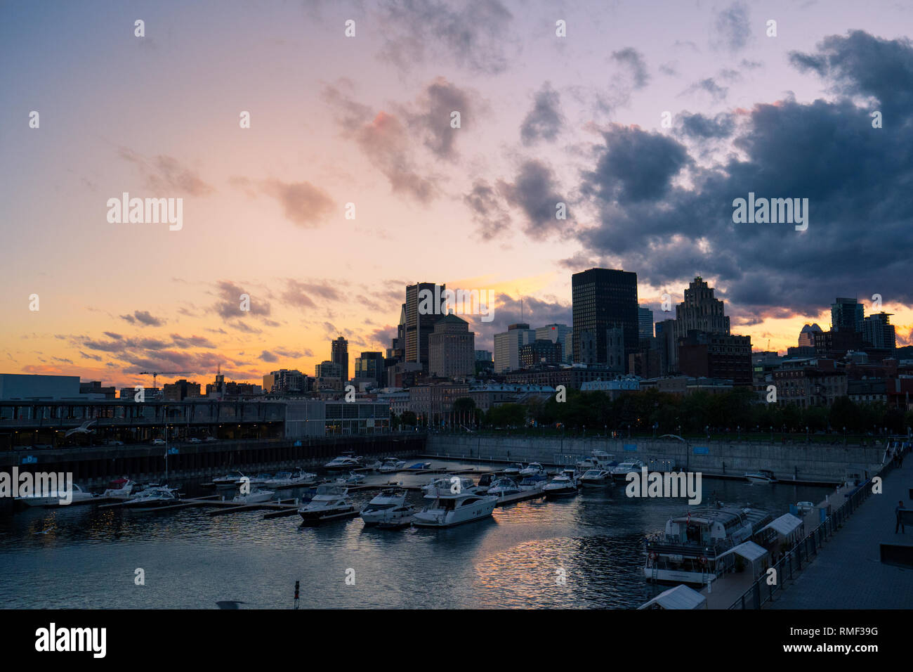 Montreal from the waterfront hi-res stock photography and images - Alamy