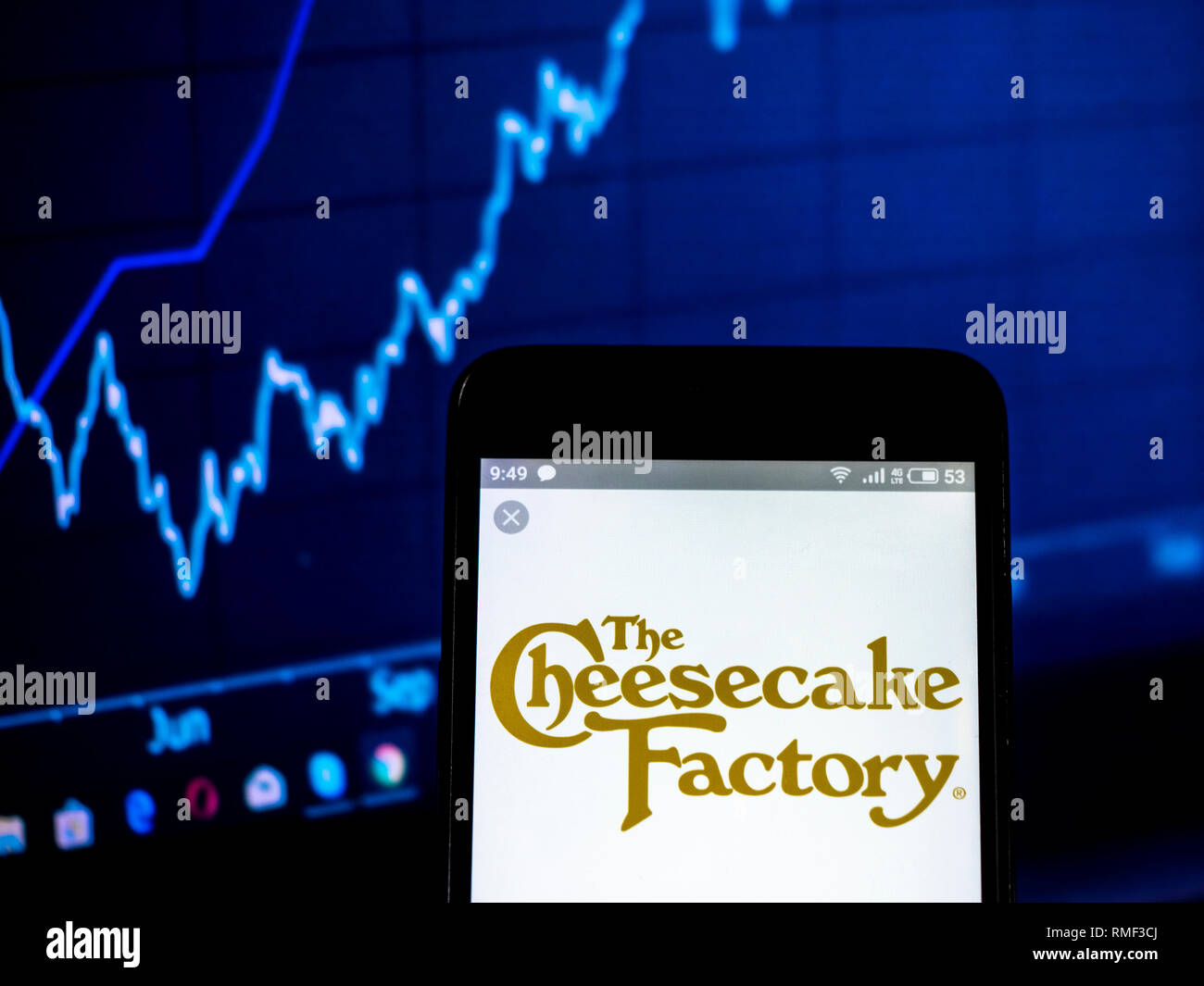 Cheesecake factory logo hi-res stock photography and images - Alamy