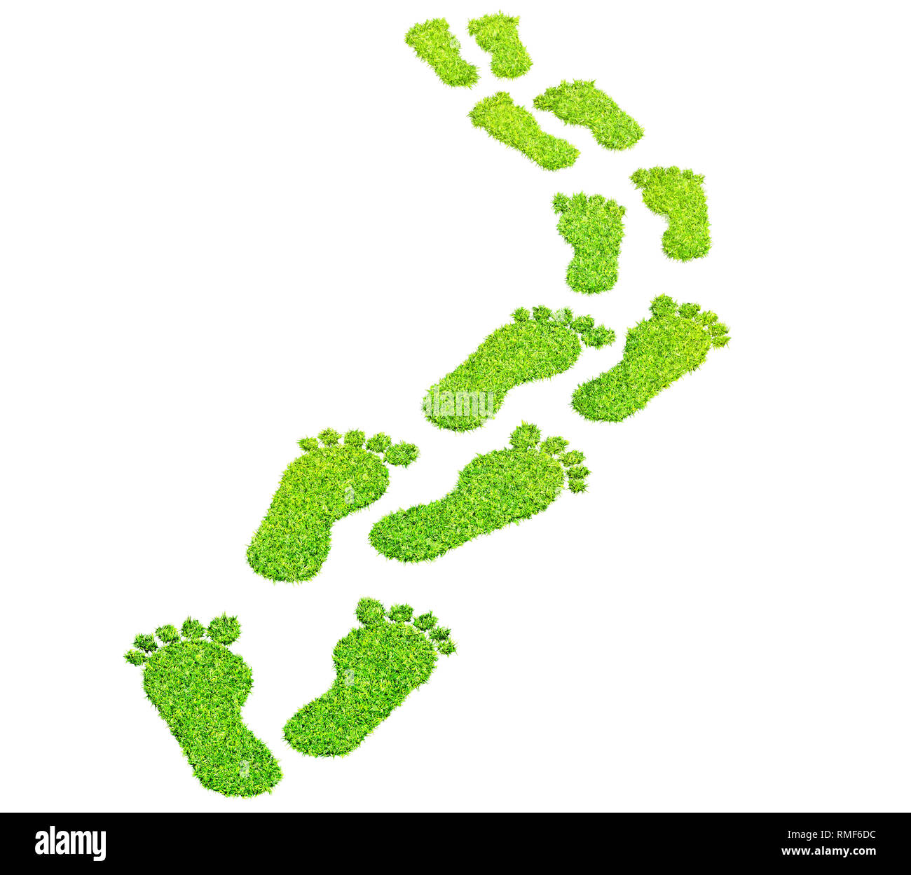 Foot print logo design hi-res stock photography and images - Alamy
