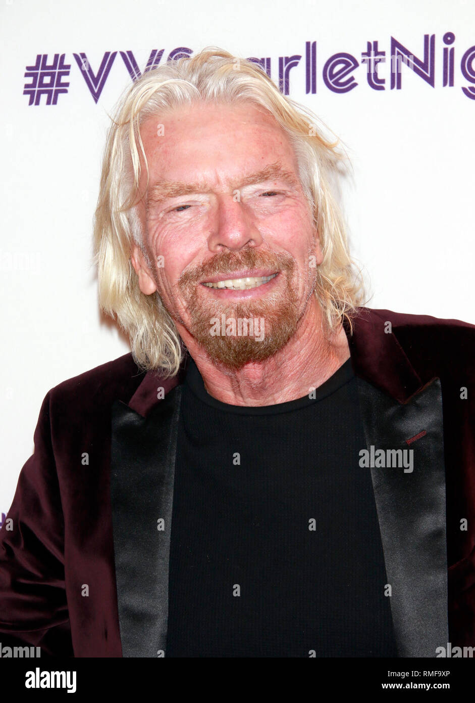 New York, NY, USA. 14th Feb, 2019. Richard Branson at the Virgin ...