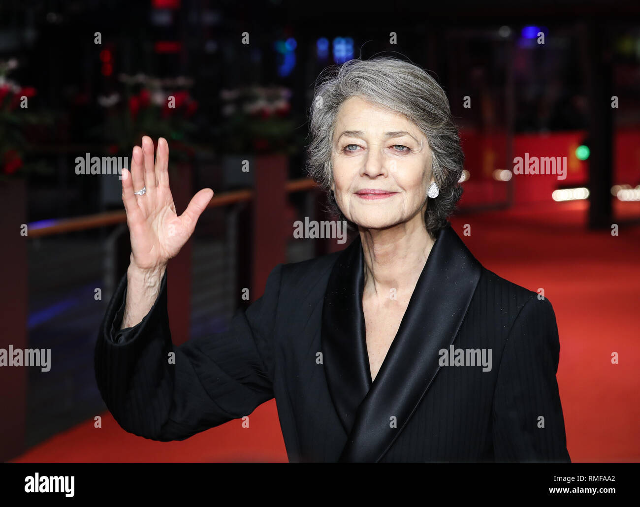 Berlin, Germany. 14th Feb, 2019. British actress Charlotte Rampling ...