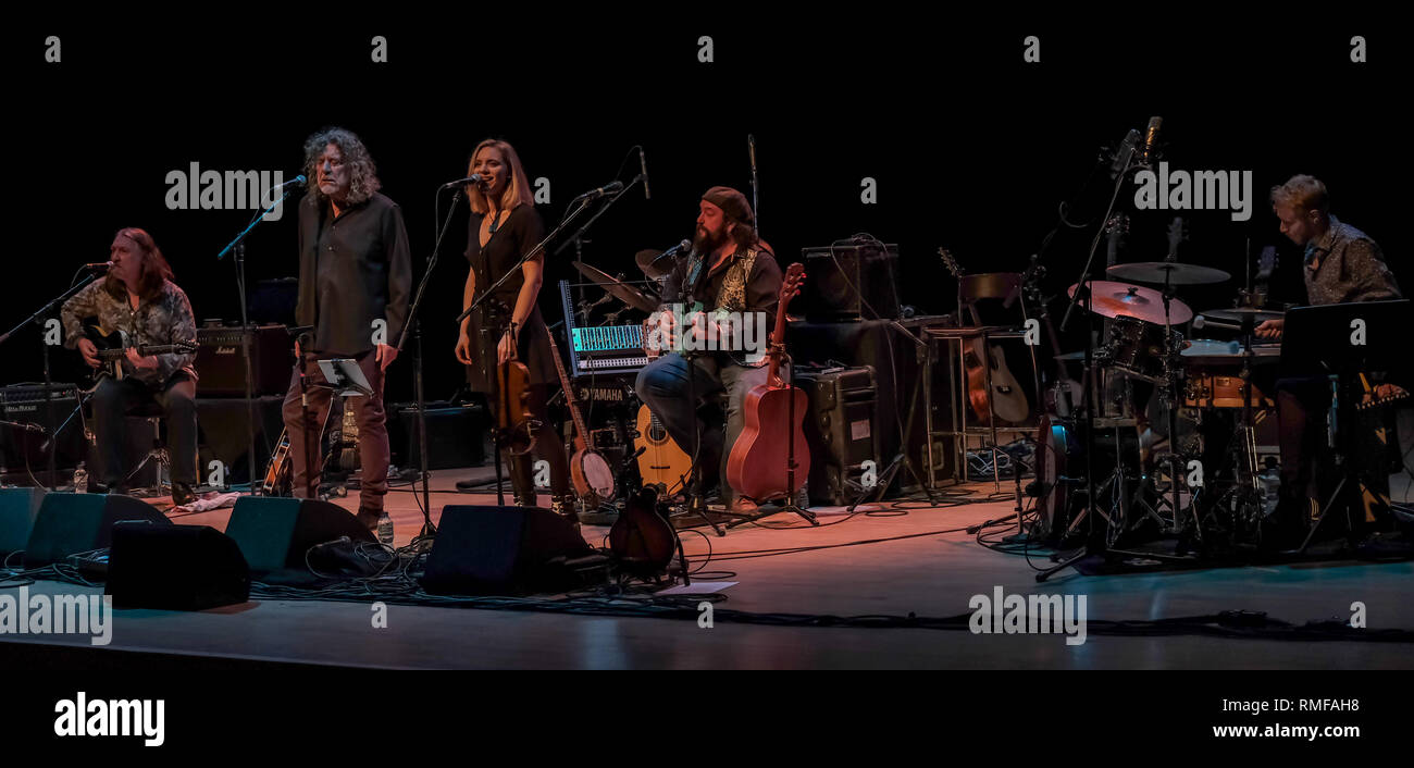 Basingstoke, UK. 14th Feb 2019. Saving Grace..Robert Plant, Suzy Dian ...