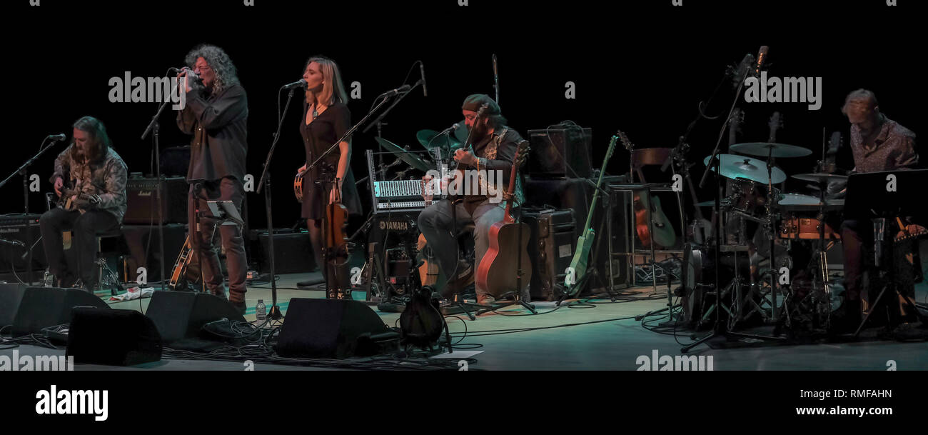 Basingstoke, UK. 14th Feb 2019. Saving Grace..Robert Plant, Suzy Dian ...