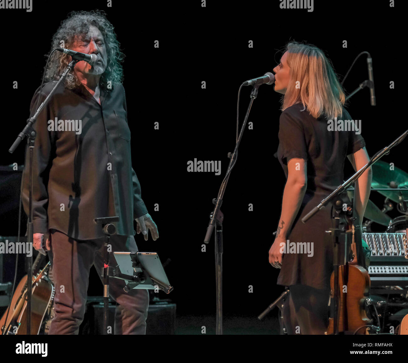 Basingstoke, UK. 14th Feb 2019. Saving Grace..Robert Plant, Suzy Dian ...