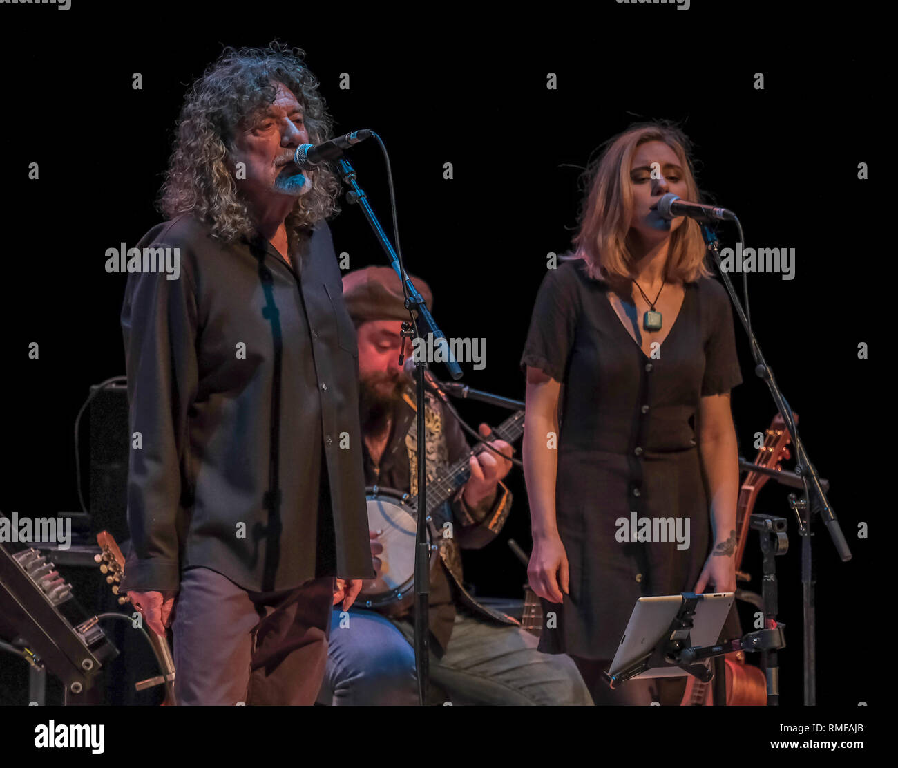 Basingstoke, UK. 14th Feb 2019. Saving Grace..Robert Plant, Suzy Dian ...