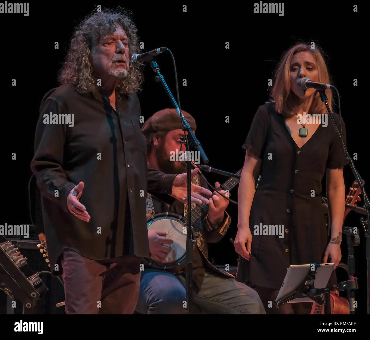 Basingstoke, UK. 14th Feb 2019. Saving Grace..Robert Plant, Suzy Dian ...