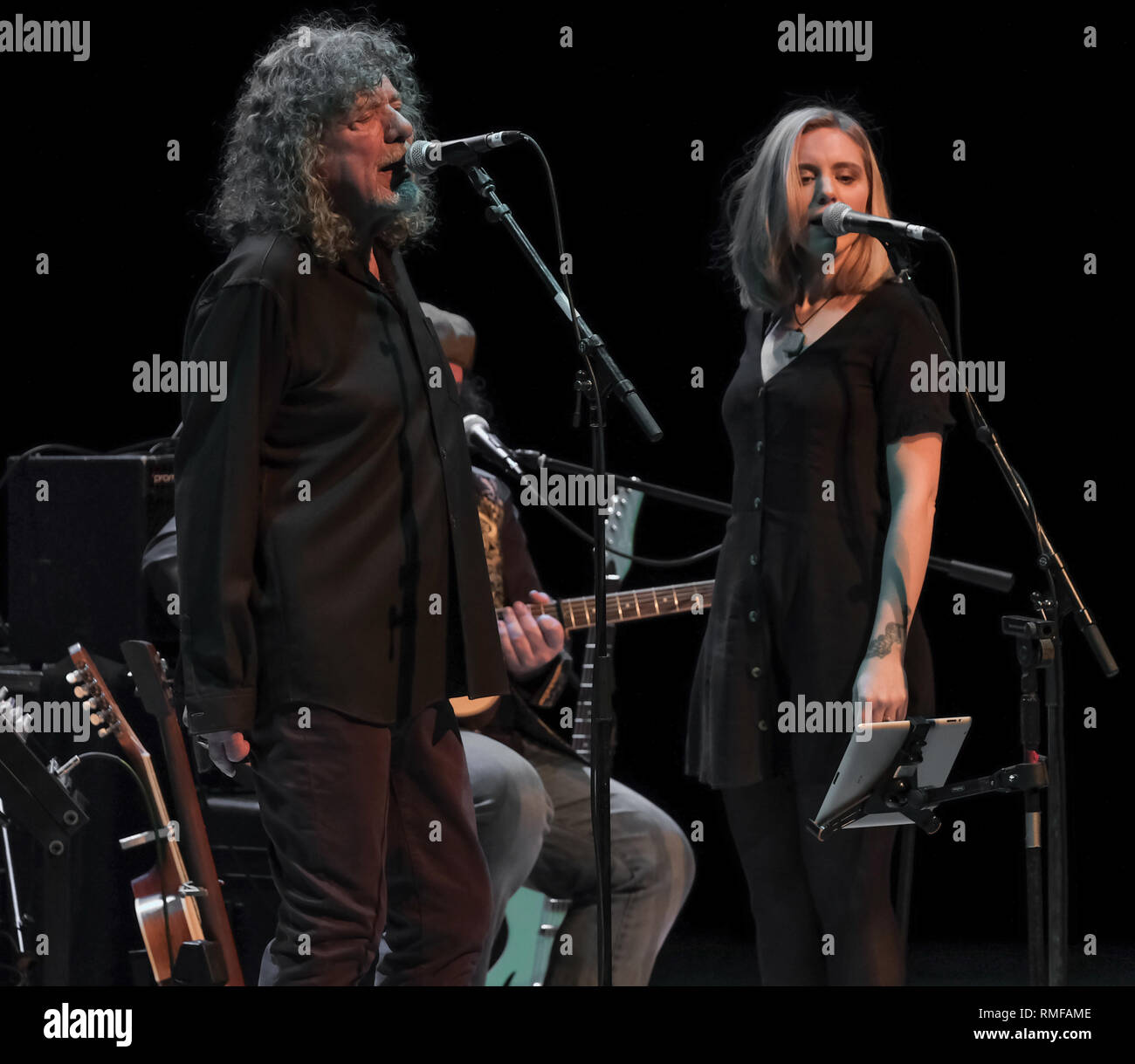 Basingstoke, UK. 14th Feb 2019. Saving Grace..Robert Plant, Suzy Dian ...