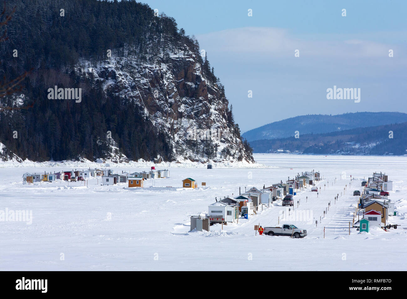 Ice fishing 2019 hi-res stock photography and images - Alamy